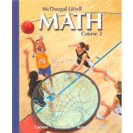 Math Course 2, Grades 6-8:... | Rent | 9780618610709
